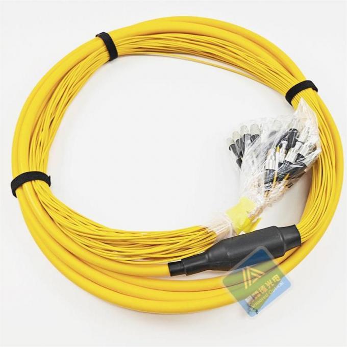 48 Cores Micro Armor Fiber Optic Cable Armoured Fo Cable Orange LSZH 6.0mm