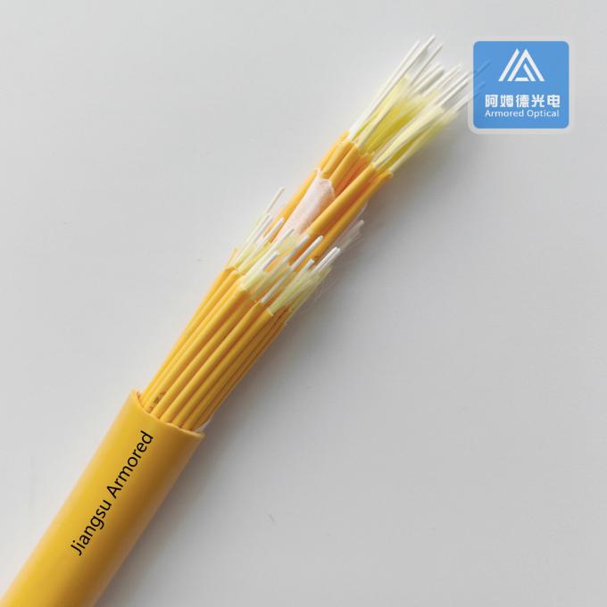 SM Branch 36 Core Fiber Optic Cable OrangeLSZH 16.5mm Break Out Data Center