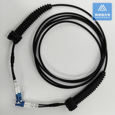 2F Armored Fiber Patch Cable CPRI 5.0mm SM LSZH BBU RRU FTTA Patch ...