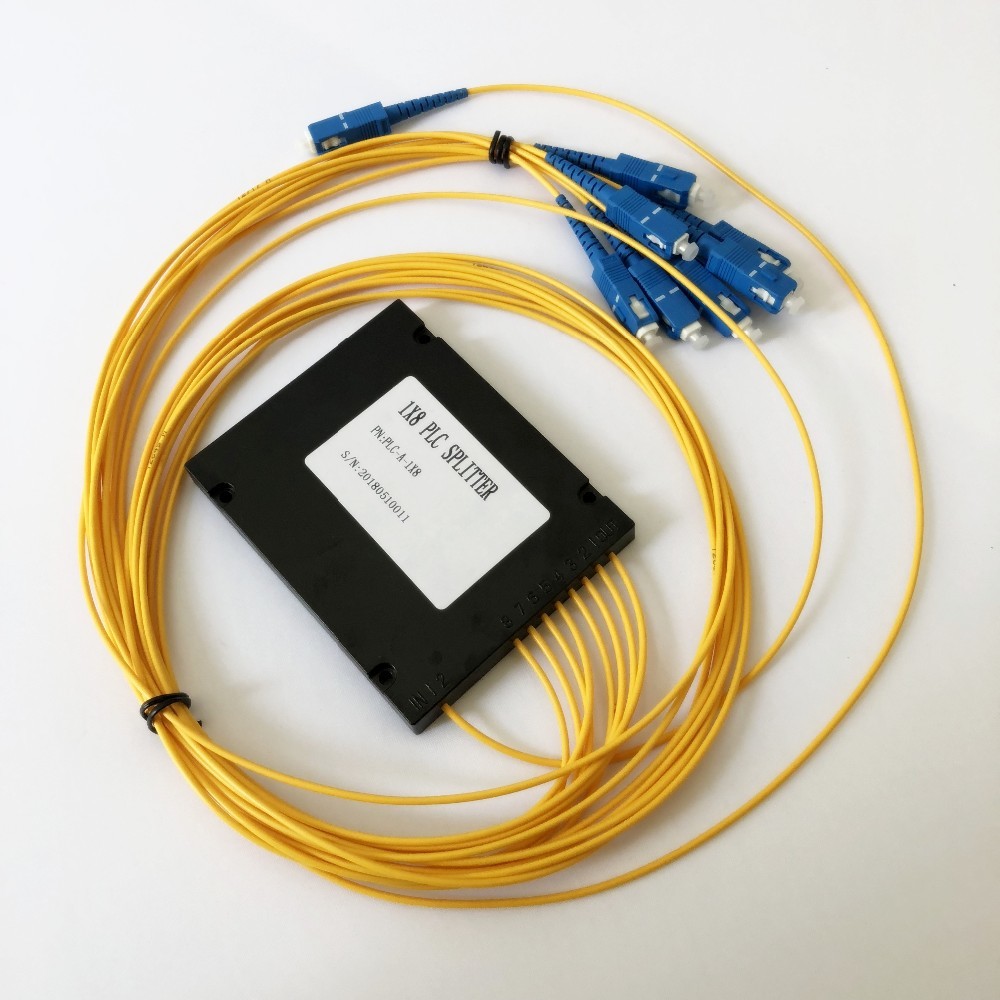 PLC Fiber Optic Splitter Module Cassette SC APC for FTTH / CATV / PON ...